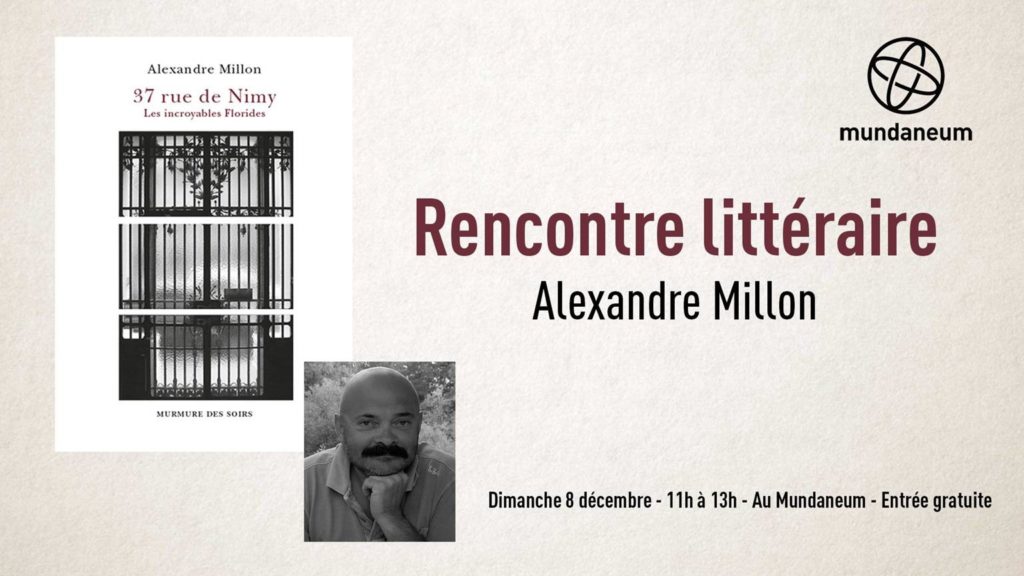 Alexandre MILLON, PRIX EMMA MARTIN 2019 au « Mundaneum » le 08 décembre ...