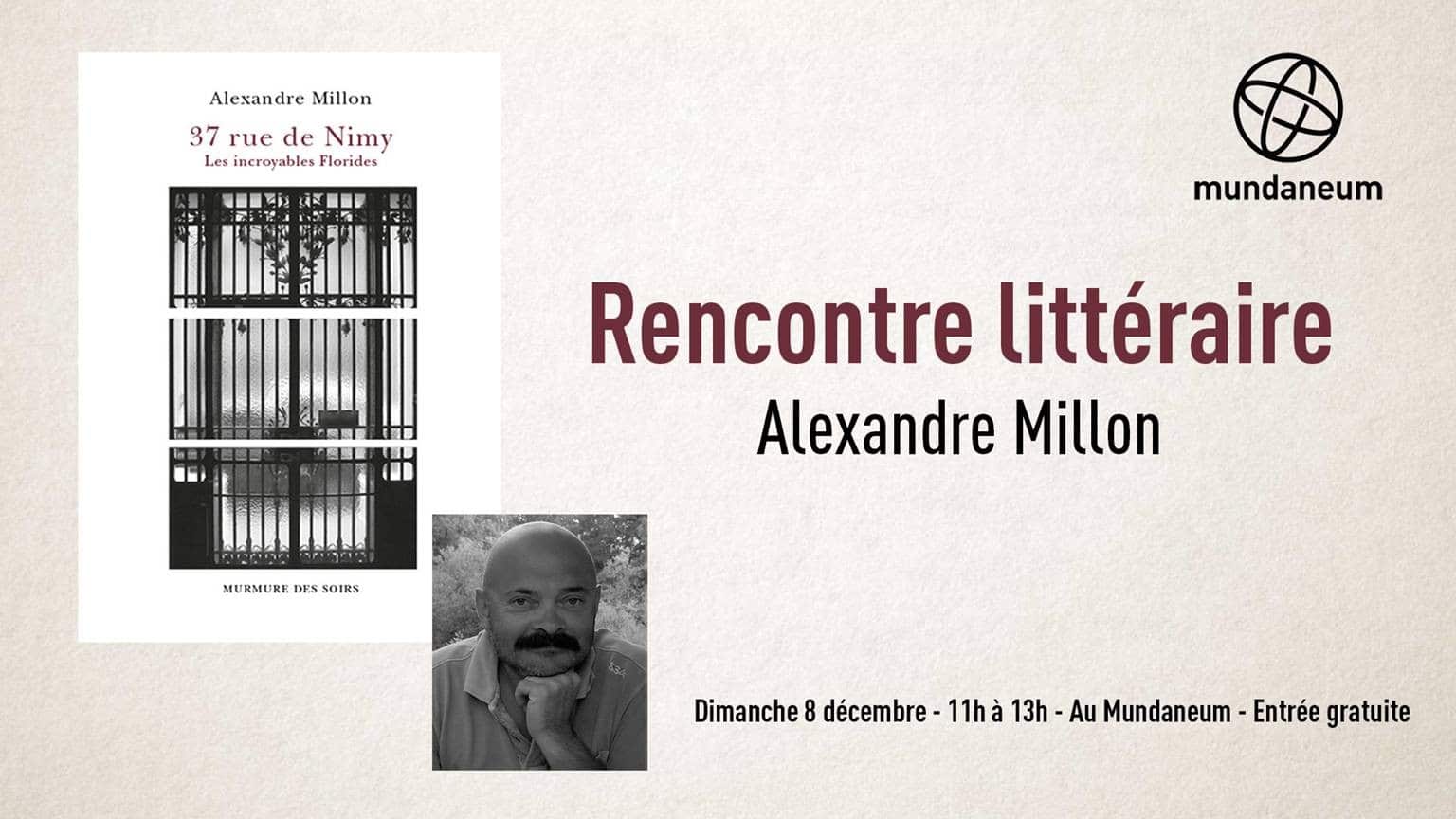 Alexandre MILLON, PRIX EMMA MARTIN 2019 au « Mundaneum » le 08 décembre ...